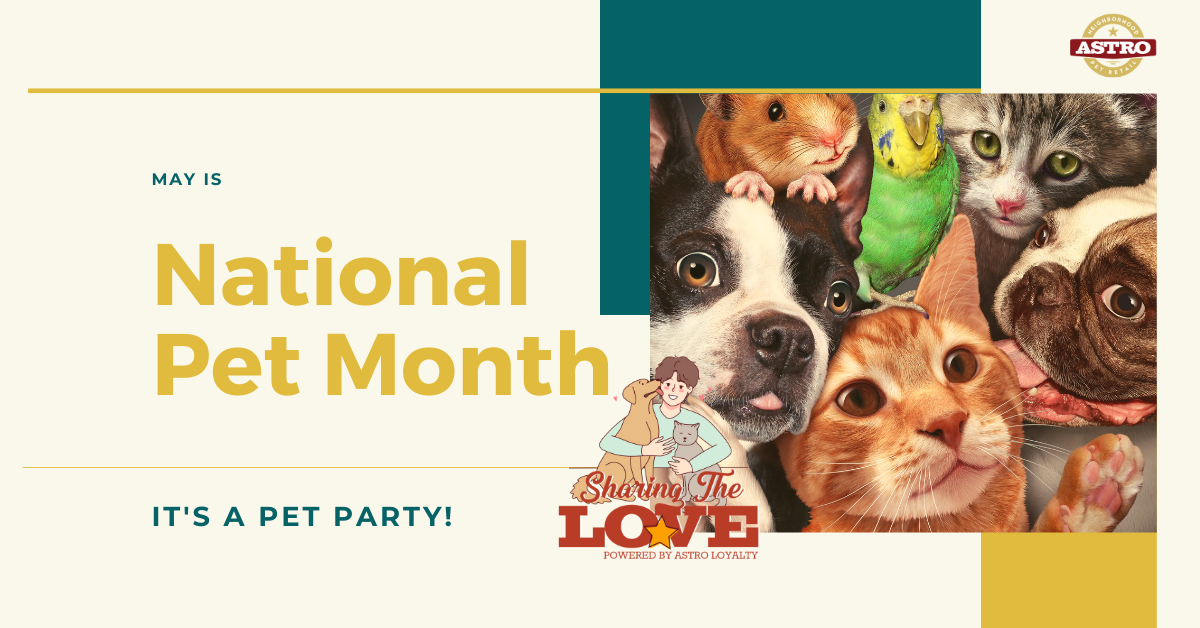 Pet Holiday Guide for May: Promotions and Ideas - Astro Loyalty